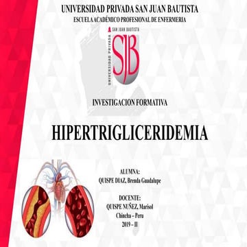 La Hipertrigliceridemia, que es, causas, tratamientono framacologico y ...