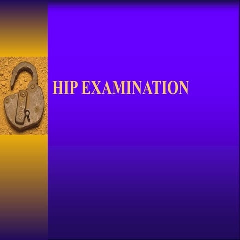 HIP_EXAMINATION 3.ppt hip examination exam | PPT