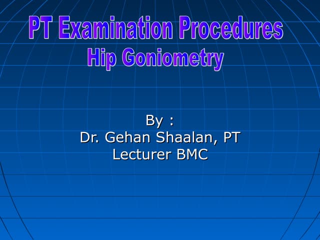 Neck & trunk rom measurement | PPT