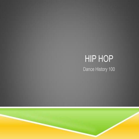 Hip Hop PowerPoint Presentation | PPTX