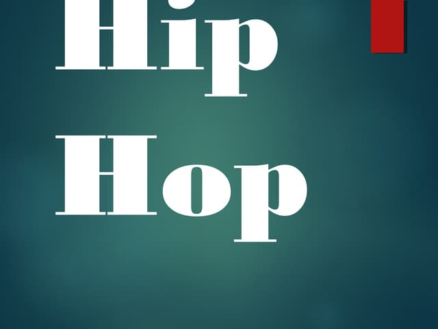 Hip Hop PowerPoint Presentation | PPTX