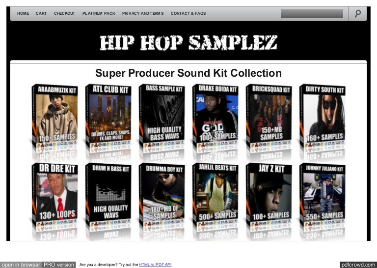 How To Download 24 Hip Hop Producer Sound Kits