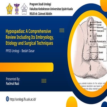 HIPOSPADIA PPT FACHRUL RAZI.pptx belajar | PPTX