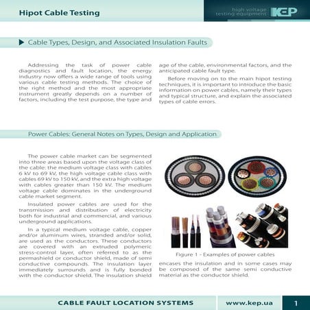 Hipot cable-testing | PDF