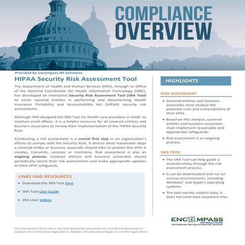 HIPAA Security Risk Assessment | PDF