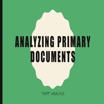 Hipp document analysis | PPTX