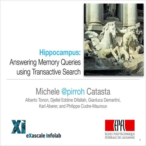 Hippocampus: Answering Memory Queries using Transactive Search | PPT