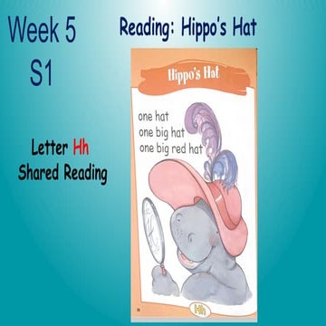 Hippo's Hat Shared Reading Skill Sharpeners.pptx