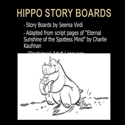Hippo story boards | PPTX