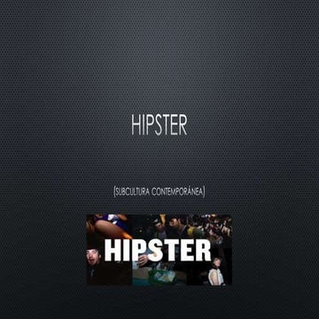 Hipster | PPTX