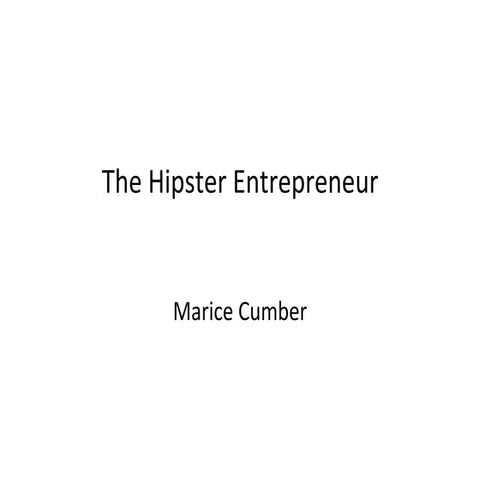 Hipster.final | PPT