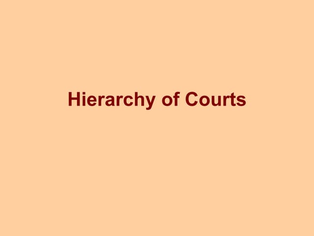 Types of courts | PPTX