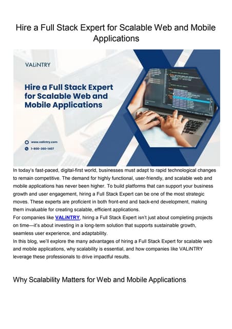 Why Being a T-Shaped Full Stack Developer Matters in 2025 | PDF