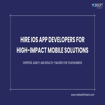 iOS App Developer | PDF