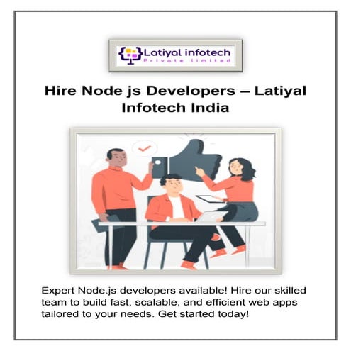 Hire Node js Developers – Latiyal Infotech India | PDF