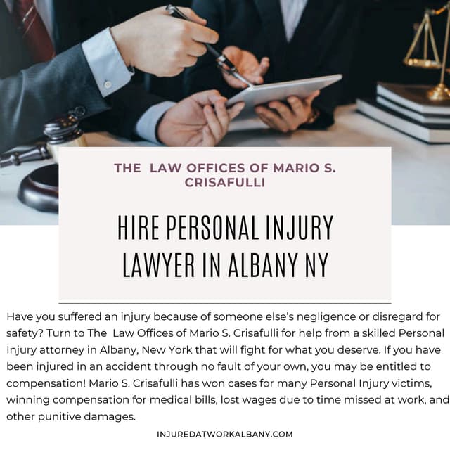 Hire Personal Injury Lawyer in Albany NY.pdf