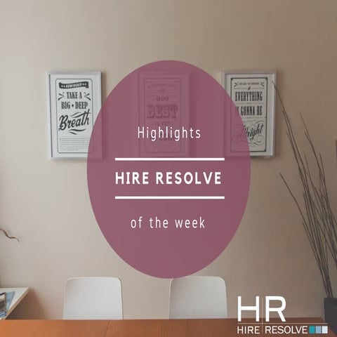 Hire Resolve Highlights of the Week | PDF