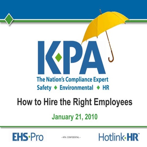 How to Hire the Right Employees | PPT