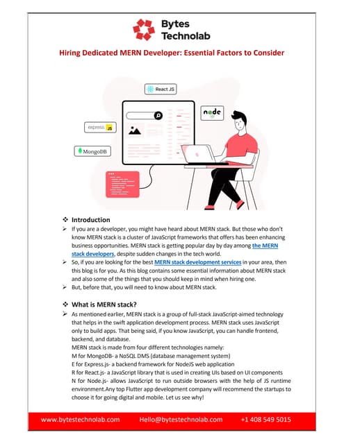 Hiring Dedicated MERN Developer Essential Factors to Consider.pdf Hiring Dedicated MERN Developer Essential Factors to Consider.pdf