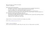 Hiring for Sr. Software Engineer | PDF