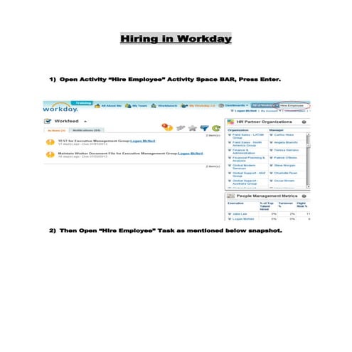 Hiring in workday hcm | PDF