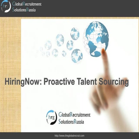 Hiring now proactive talent sourcing english (1)_no price | PPT