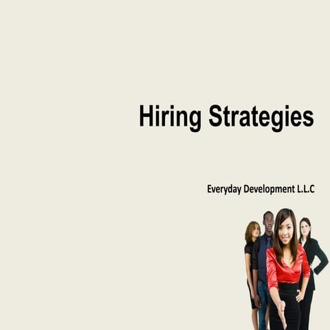 Hiring strategies | PDF
