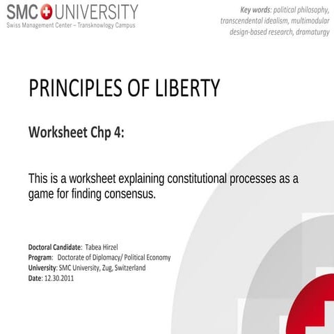 Principles of Liberty: Worksheet Chp. 4 (Hirzel, 2015) | PPT