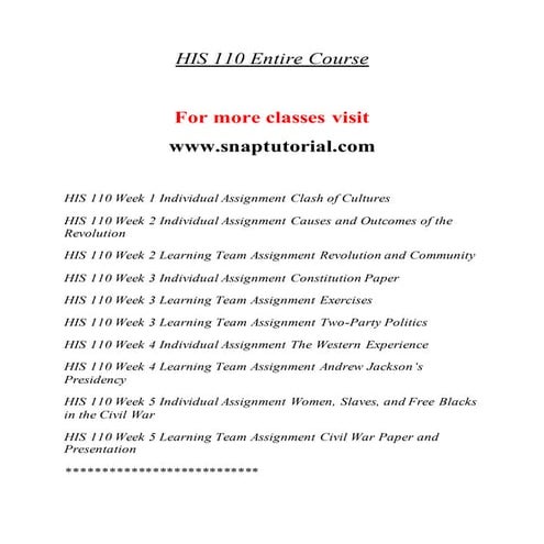 HIS 110 Education Organization / snaptutorial.com | Crime & Harmful Acts to Individuals, Society ...