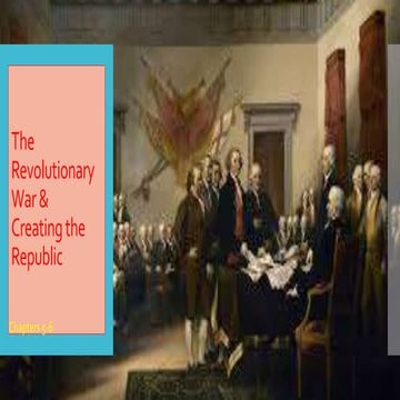 His 121 ch 5 revolutionary war | PPTX