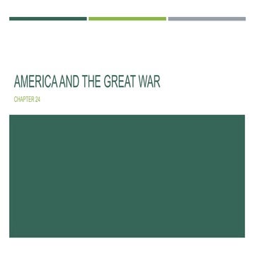 US Enters WWI | PPT
