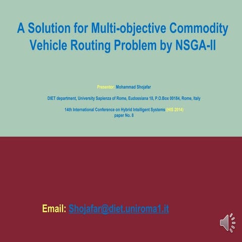 A Solution for Multi-objective Commodity Vehicle Routing Problem by ...