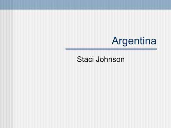 Argentina powerpoint | PPTX | Soccer | Sports