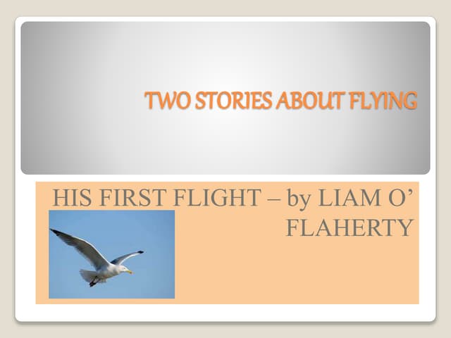 His first flight Class X | PPTX