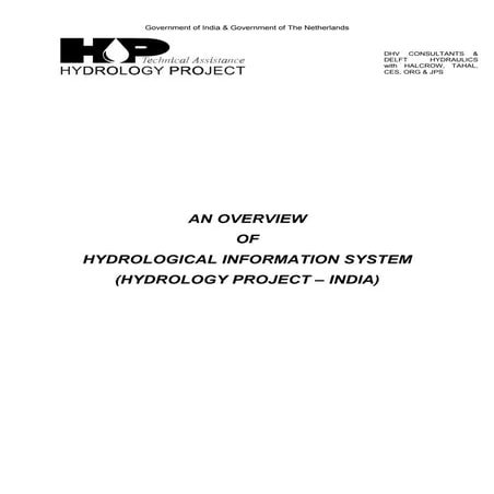 Managing national hydrometric data from data to information | PDF