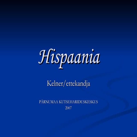 Hispaania päev | PPT