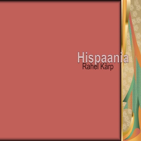 Hispaania rahel | PPT