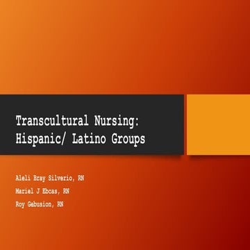 HISPANIC-LATINO-GROUPSHISPANIC-LATINO-GROUPS | PPTX