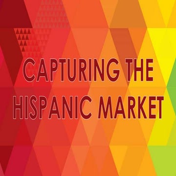 Hispanic Marketing | PPTX