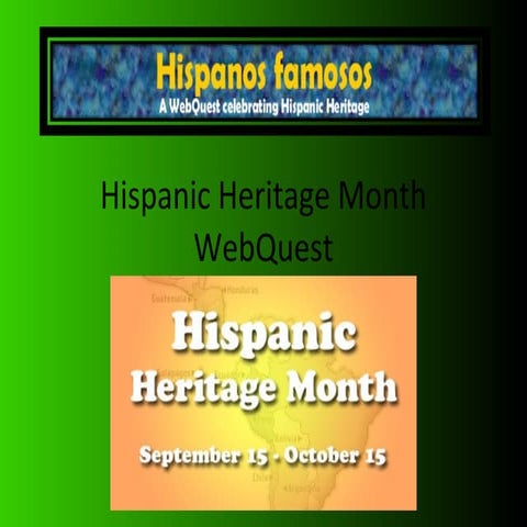Hispanic Heritage Month | PPT