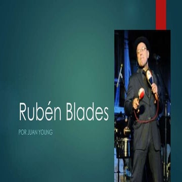 Hispanic heritage ruben blades Juan Young | PPT