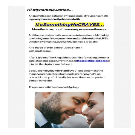 His Secret Obsession - Insane Conversions and 90%! | PDF