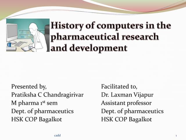 History of computers in pharmaceutical research and development | PPTX ...