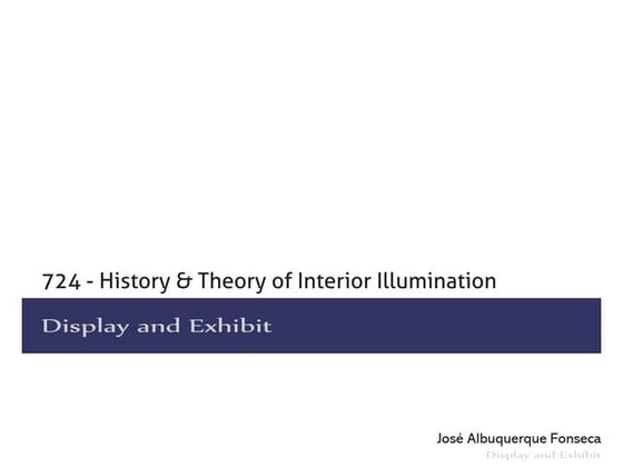 Lighting Presentation | PDF