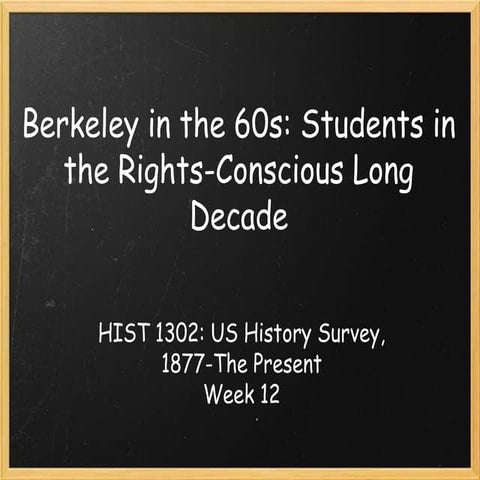 Hist 1302 Blog - Week 12 | PPT