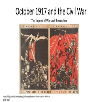 Civil War and War Communism under Vladimir Lenin | PDF