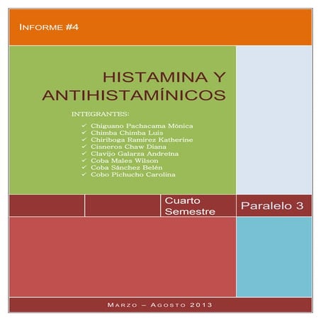 Histamina y antihistaminicos | PDF