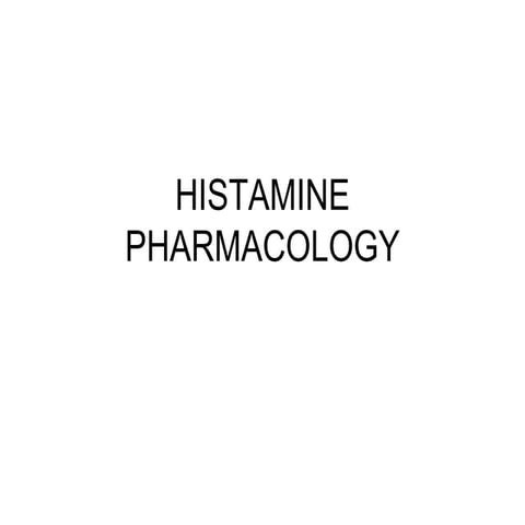 HISTAMINE PHARMACOLOGY.ppt.ppt