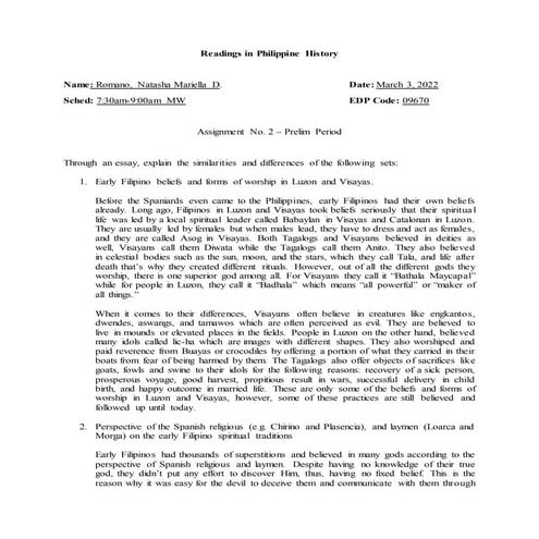 From Priestess to Monsters: The Babaylan Before and During the ...