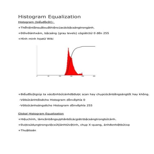 Histogram equalization | PDF